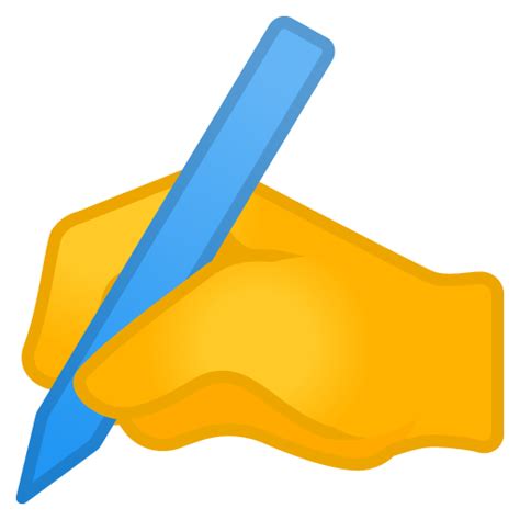 ️ Writing Hand Emoji Copy And Paste Emoji Stock