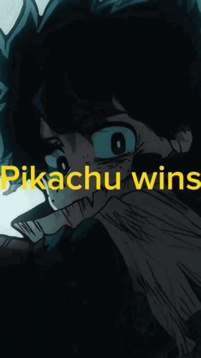 Pikachu Vs Deku Youtube