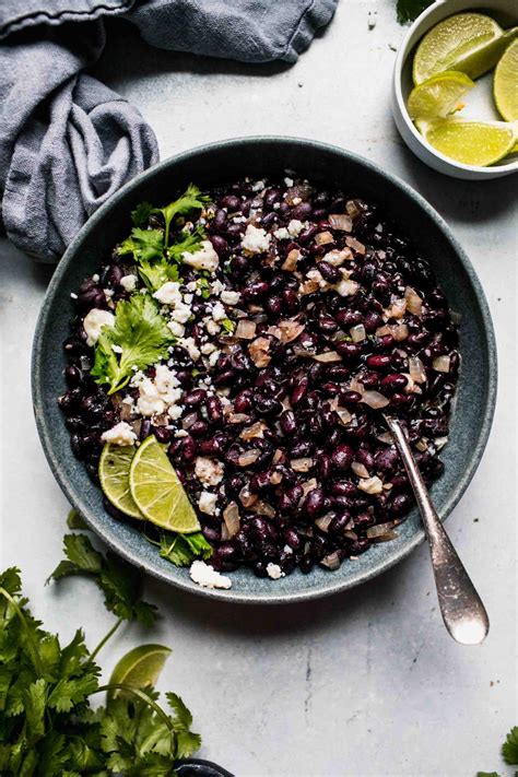 Easy Mexican Black Beans Recipe Frijoles Negros