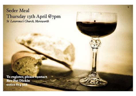 Seder Meal St Gabriels Kings Hill