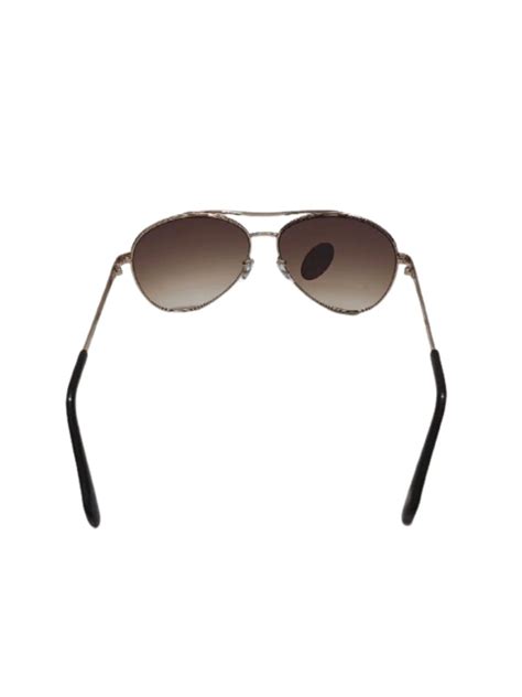 Fossil Aviator Sunglasses Gold Metal Balilene