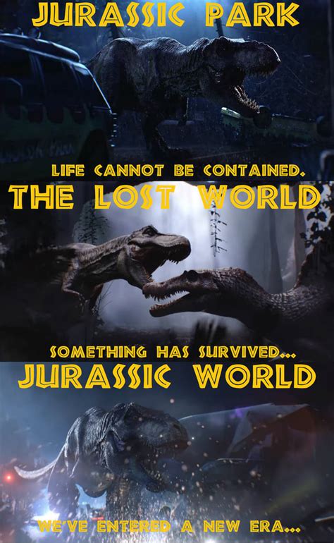 My Jurassic Park Trilogy Updated By Sideswipe217 On Deviantart