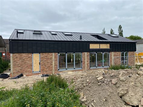 The Cladding Installation At Eel House Farm Barn Has Reached Completion