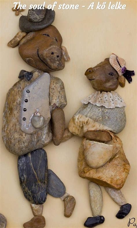 Caillou Rock Sculpture Stone Art Pebble Art