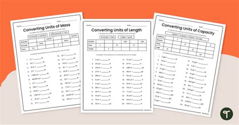 Us Customary Capacity Conversion Chart