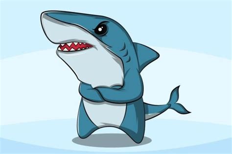 Cute Shark Cartoon Graphic By Yanart 92 · Creative Fabrica