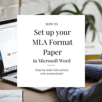 MLA Format Microsoft Word Screenshots By Catherine Davoren TpT