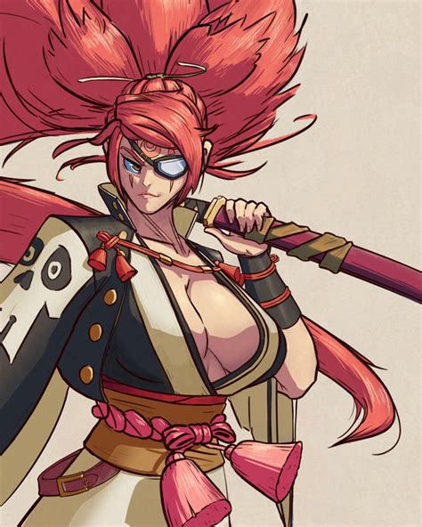 Remy Hobo Baiken Guilty Gear Strive Fanart