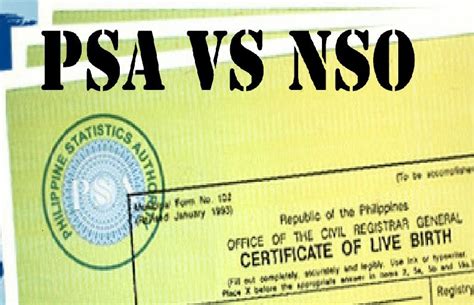 Psa Vs Nso Birth Certificate Whats New How To Apply Online