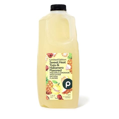 Publix Spicy Pineapple Yuzu Lemonade Half Gallon Publix Super Markets