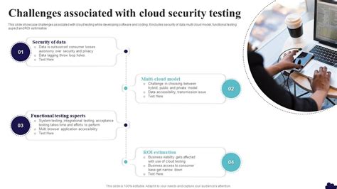 Challenges Associated With Cloud Security Testing Ppt Example