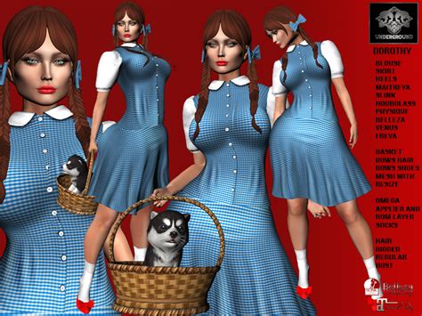 Second Life Marketplace Dorothy Wizard Of Oz Inspiration Complet