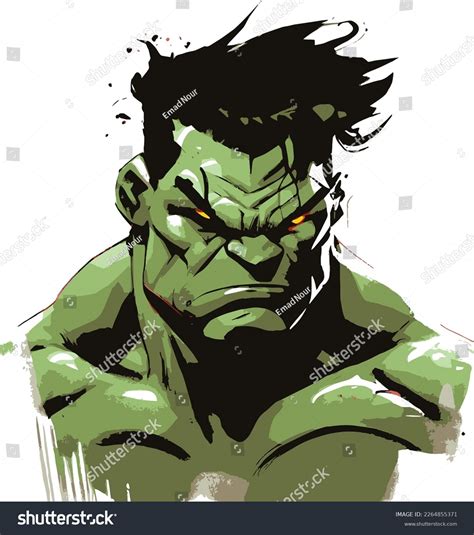 Incredible Hulk White Background