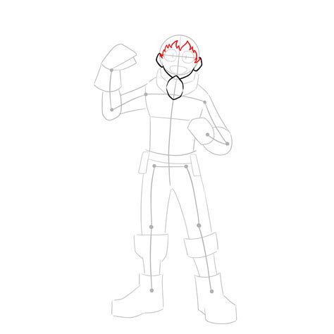 How To Draw Deku In Costume Beta Sketching Izuku S Nd Costume