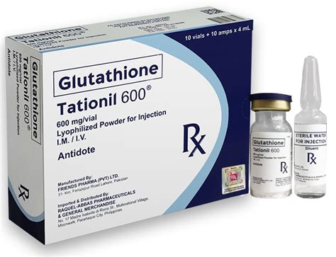 Tationil Glutathione 600mg4ml Boost Your Wellness