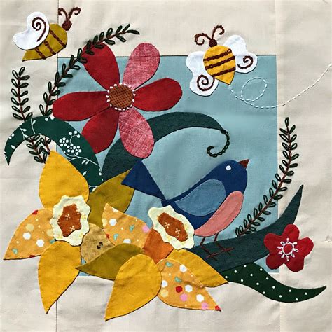Floral Applique Template