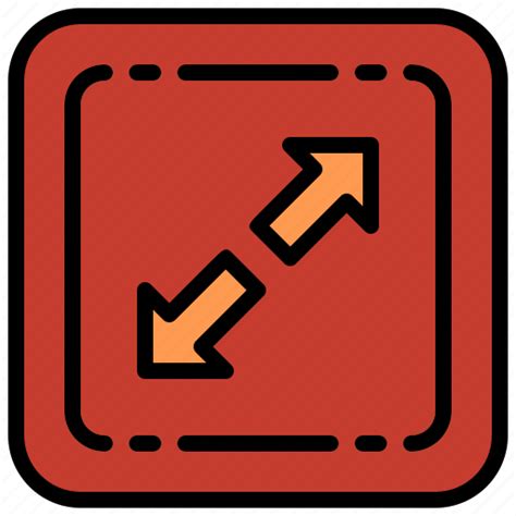 Expand Direction Option Arrows Icon Download On Iconfinder