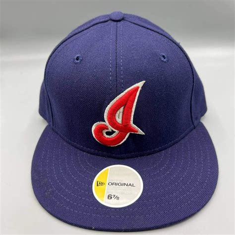 New Era Accessories Vintage Cleveland Guardians Hat Men 6 78 Blue