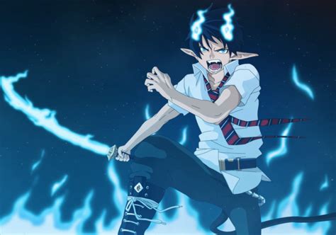 Rin Okumura Demon Form Drawing