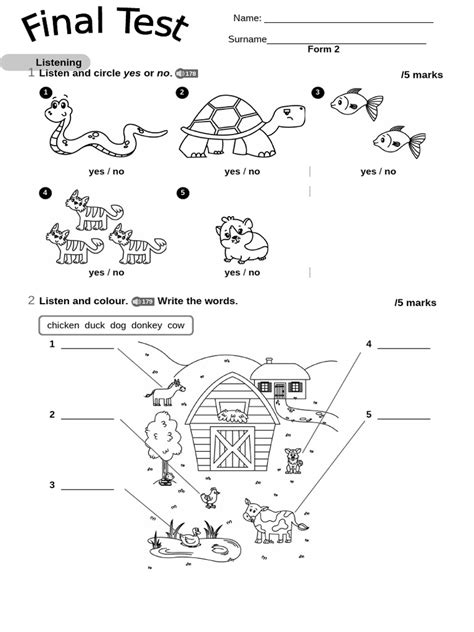 Form 2 Final Test Pdf
