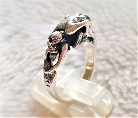 STERLING SILVER Erotic Ring Kama Sutra Sexy Ring SEX Love Man Woman Ring ELIZ Jewelry And Gems