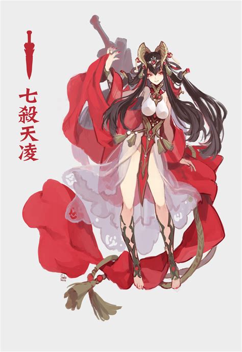 Mesme Qisha Tianling Qisha Tianling Thunderbolt Fantasy Thunderbolt Fantasy Highres 1girl