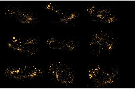 Gold Glitter Luxury Background Set Graphic By Bdvect Creative Fabrica