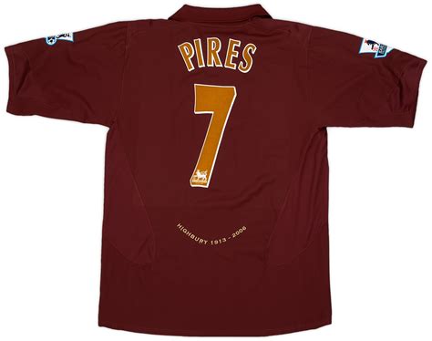 Robert Pires Shirt Cool Retro Jersey From The Legend