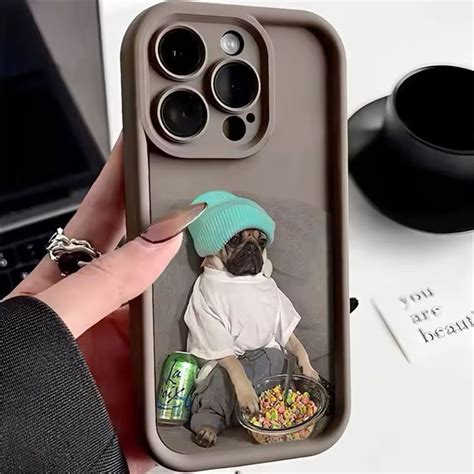 Funny Pug Phone Case In 2024 Pug Phone Case Phone Shell Apple