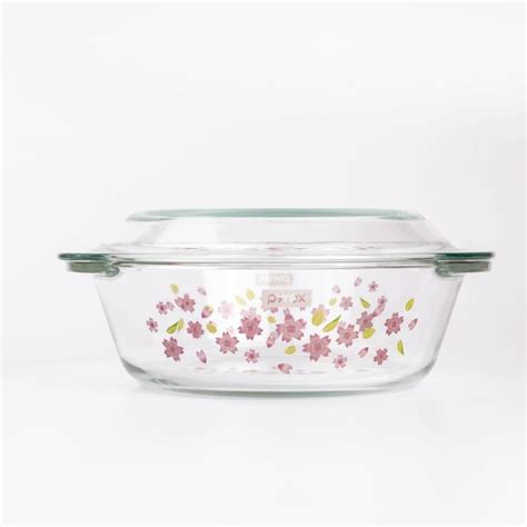 Pyrex 1400ml Heat Resistant Tempered Glass Casserole With Lid Baking