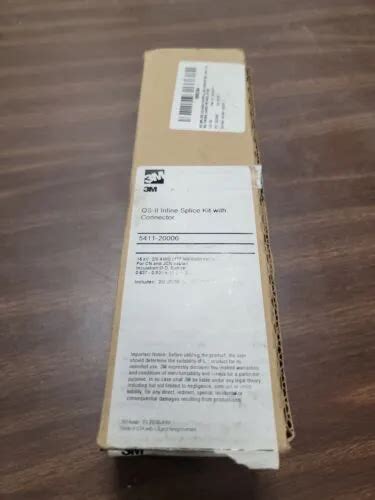 3m 5411 20006 Molded Rubber Splicing Kit For Urd Cable Sse Meses Sin