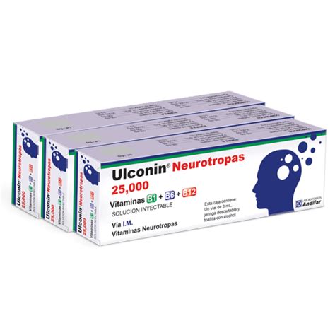 Ulconin Tripack Inyectable Tienda Catracha Salud