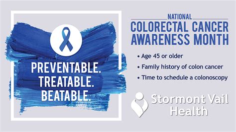 March Is Colorectal Cancer Awareness Month Stormont Vail Health