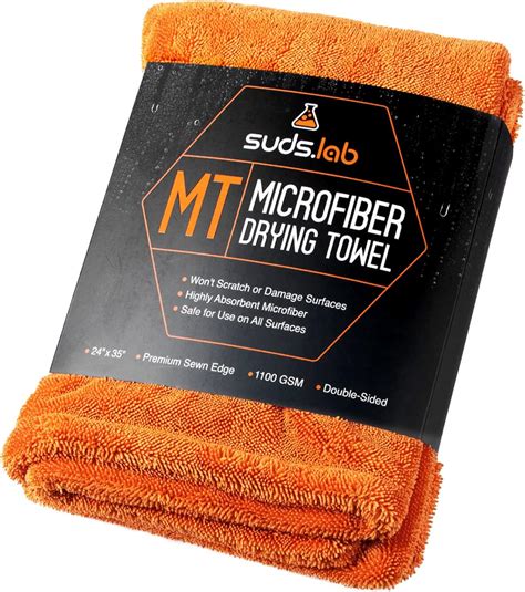 Suds Lab Large Microfiber Drying Towel 24 In X 35 In Car