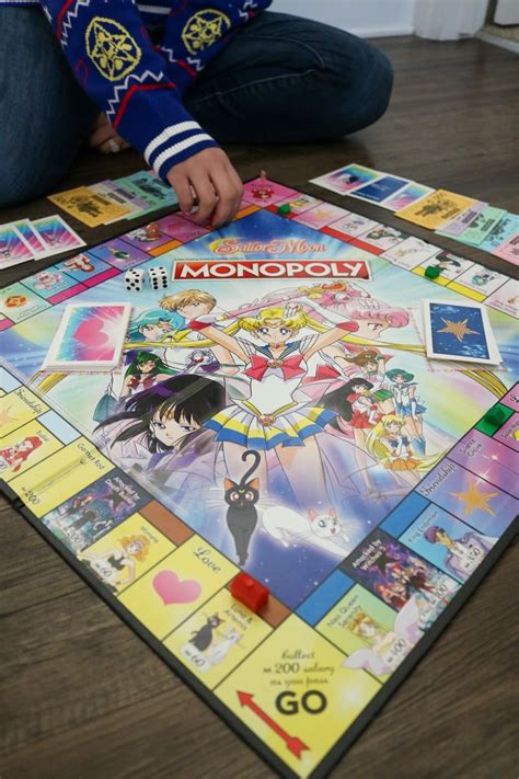 Sailor Moon Monopoly Board Game Cool Monopoly Boards Sailor Moon