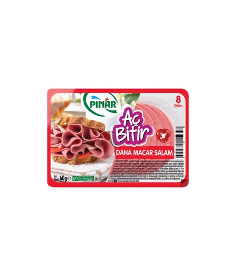 Pınar Aç Bitir Dana Macar Salam 60 G