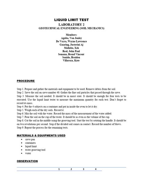 Lab 2 Geotech Download Free Pdf Civil Engineering Physical Sciences