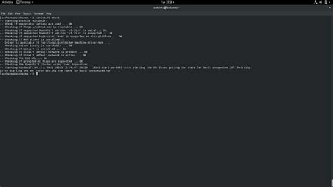 Error Creating Minishift Vm With Kvm · Issue 3156 · Minishiftminishift · Github