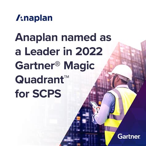 Anaplan On Linkedin 2022 Gartner®magic Quadrant™ For Supply Chain Planning Solutions Anaplan