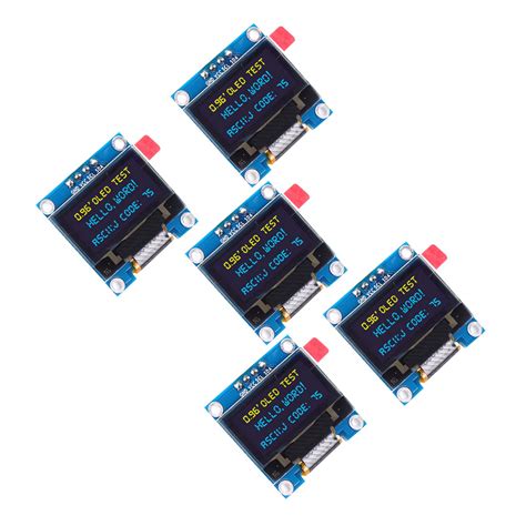 Buy Pemenol 5pcs Oled Display Module 128 X 64 Oled Display I2c 096inch