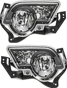 1a Auto Driver And Passenger Side Fog Light Set Compatible