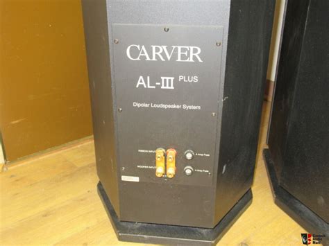 Carver Al Iii Plus Amazing Pair Of Speaker Speakers Photo 2596852