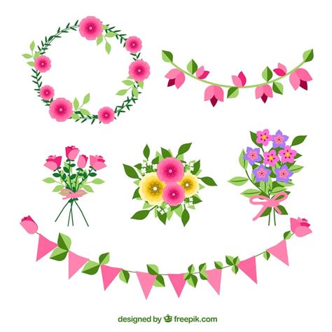 Vektor Karangan Bunga Unduh Vektor Berkualitas Tinggi Gratis Dari