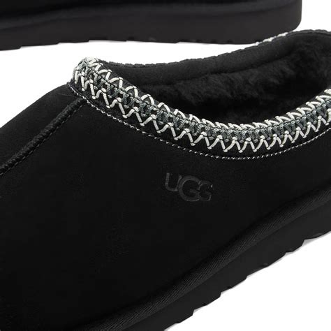 Ugg Mens Tasman Slippers In Black Ugg
