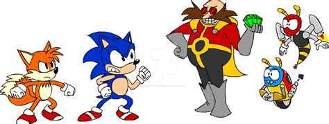Sonic Vs Robotnik By Infinitedynamics On Deviantart