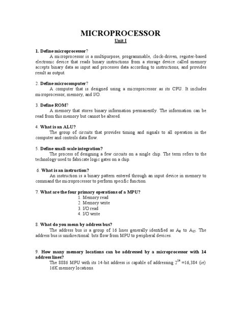 an in depth look at microprocessors instruction sets addressing modes data transfer and