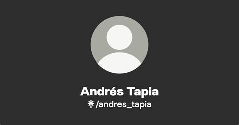 Andrés Tapia Instagram Facebook Linktree