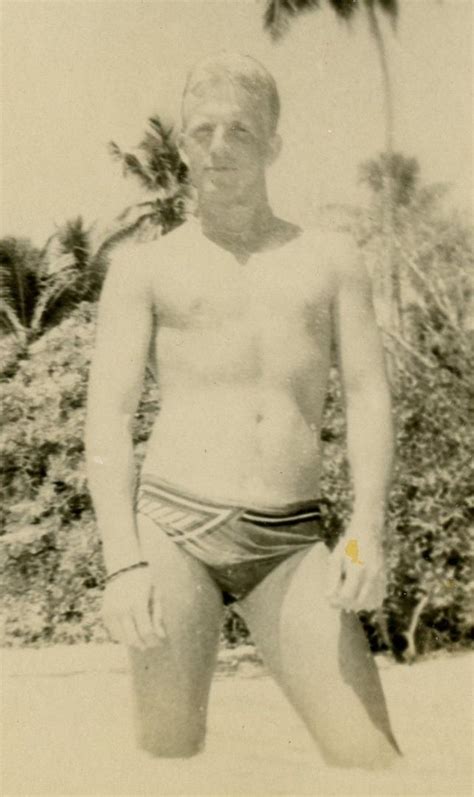 Vintage 60s Big Bulge Speedos Smooth Young Man 3 5x5 Photo Gay 15764