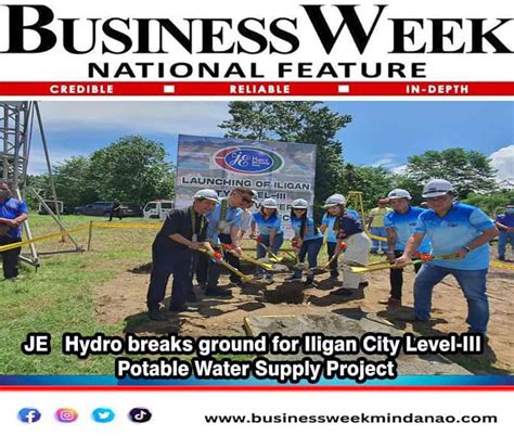 Je Hydro Breaks Ground For Iligan City Level Iii Potable Water Supply