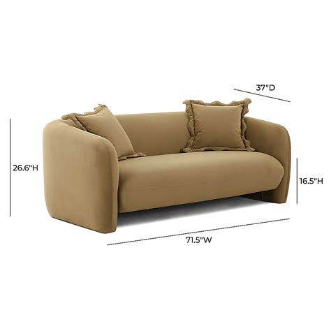 Tinamous Brown Velvet Plush Loveseat Rooms To Go